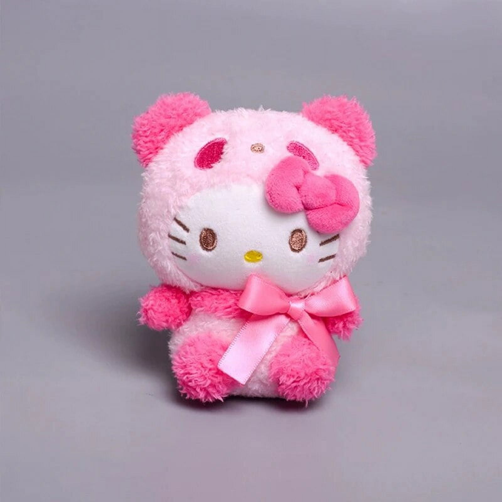 Kawaii Sanrio Keychain Plush Anime Kuromi Doll Keyring Hello Kitty ...