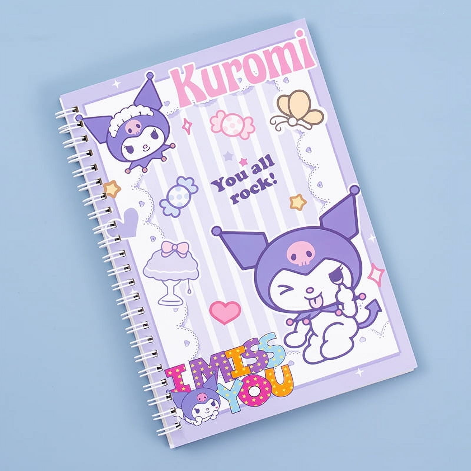 Kawaii Sanrio Kuromi Book A5 Books Exercise Cute Stationery Cinnamoroll ...