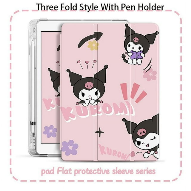 Kawaii Sanrio Kuromi Case For iPad Air 4 5 10.9 Mini 4 5 6 Pro 11 Inch ...