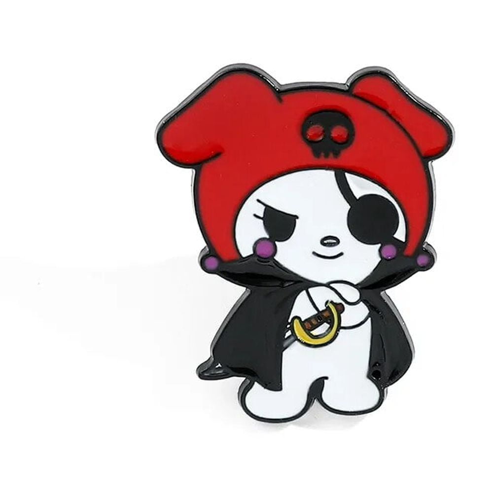 Kawaii Sanrio Kuromi Cinnamoroll Hello Kitty Brooch Metal Badge Cartoon ...