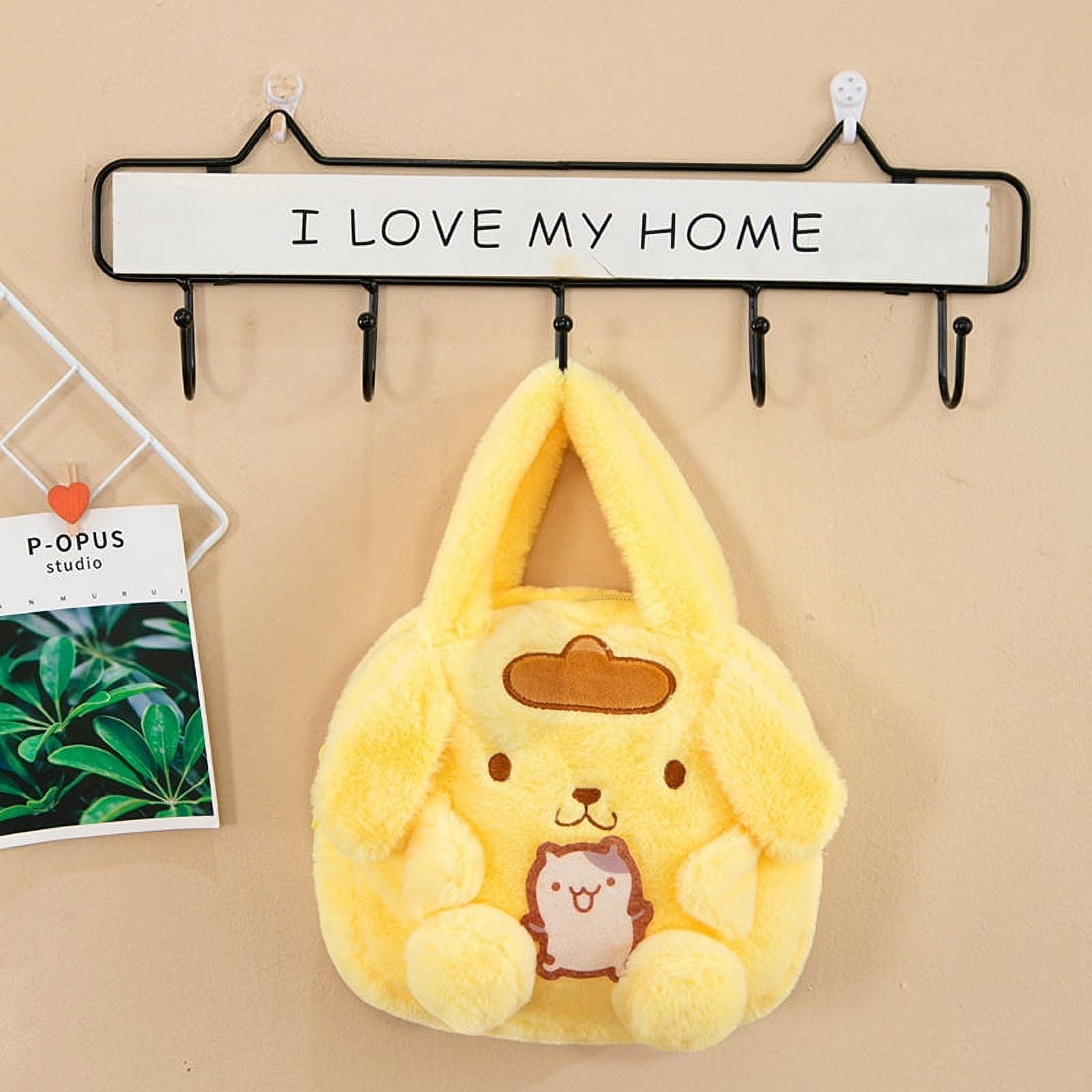 Kawaii Sanrio Kuromi Cinnamoroll Hello Kitty My Melody Soft Plush Tote ...