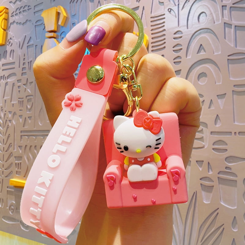 Kawaii Sanrio Kuromi Doll Keychain Pendant Cinnamoroll My Melody ...