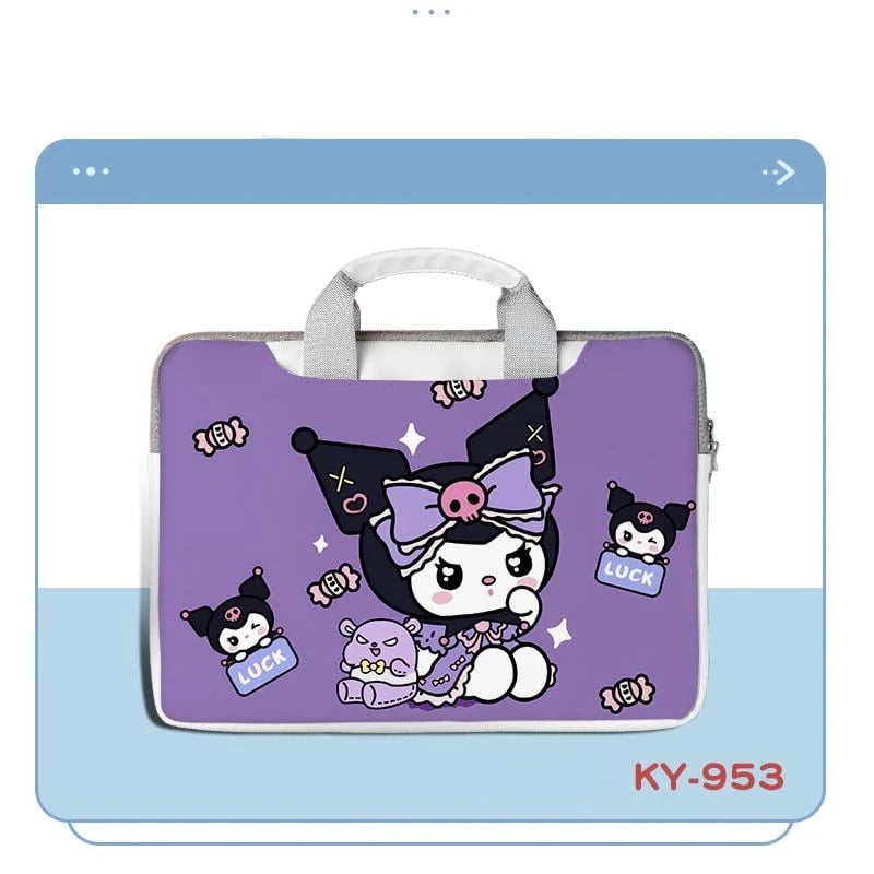 Kawaii Sanrio Kuromi Hello Kitty Cute 14 15.6 17 Inch Office Notebook ...