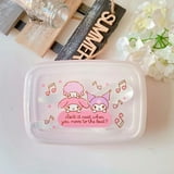 Kawaii Sanrio Kuromi Hello Kitty My Melody Lunch Box Portable Seal ...