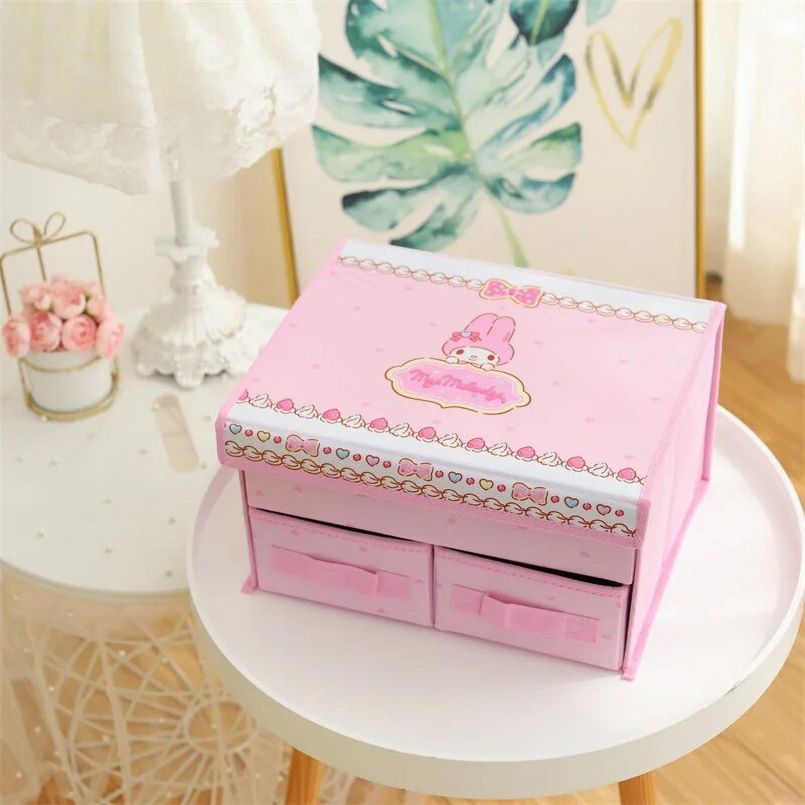 Kawaii Sanrio Kuromi Hello Kitty My Melody Underwear Storage Box Anime ...