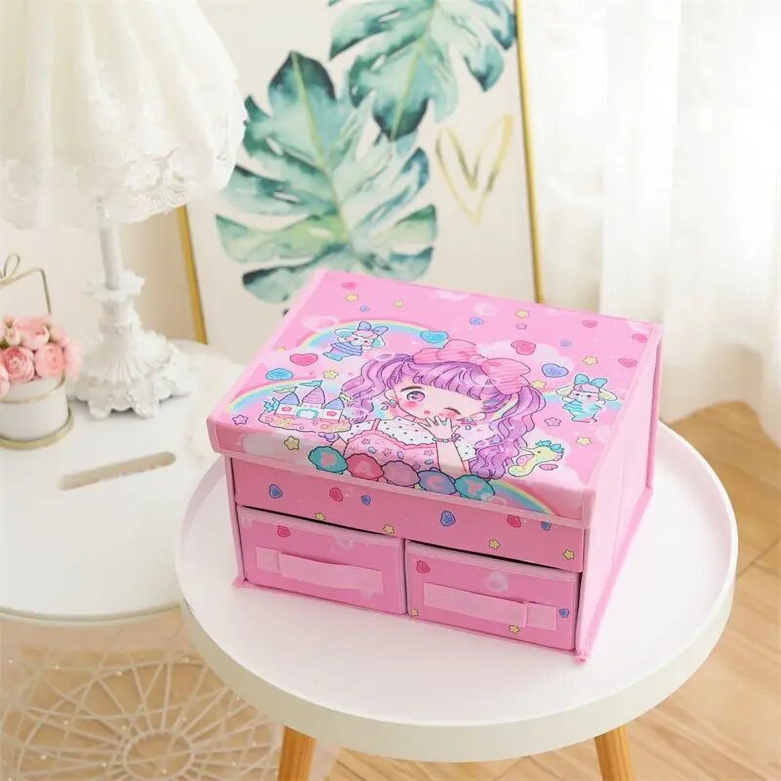 Kawaii Sanrio Kuromi Hello Kitty My Melody Underwear Storage Box Anime ...