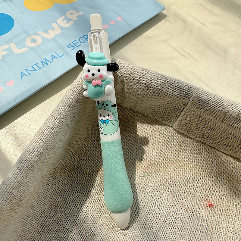Kawaii Sanrio Kuromi My Melody Hello Kitty Cinnamoroll Press Gel Pen ...