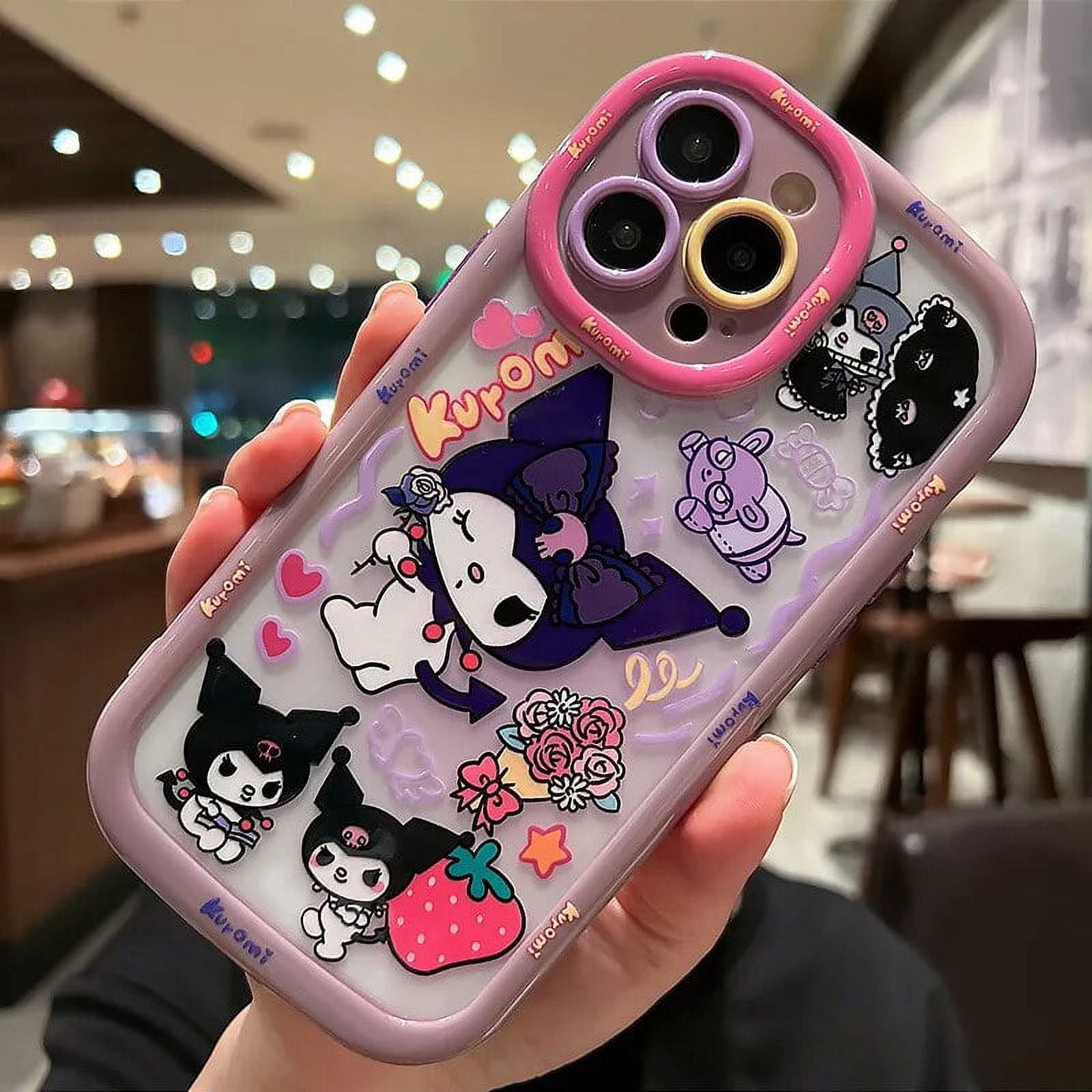 Kawaii Sanrio Kuromi Phone Cases For iPhone 14 13 12 11 Pro Max Plus 7 ...
