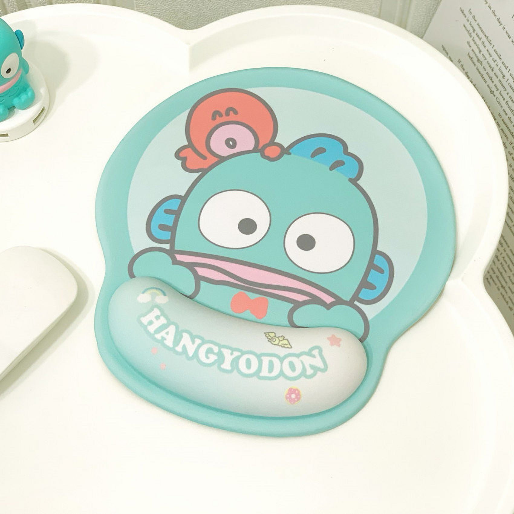 Kawaii Sanrio Mouse Pad With Wrist Rest Non-slip Rubber Computer Pad ...