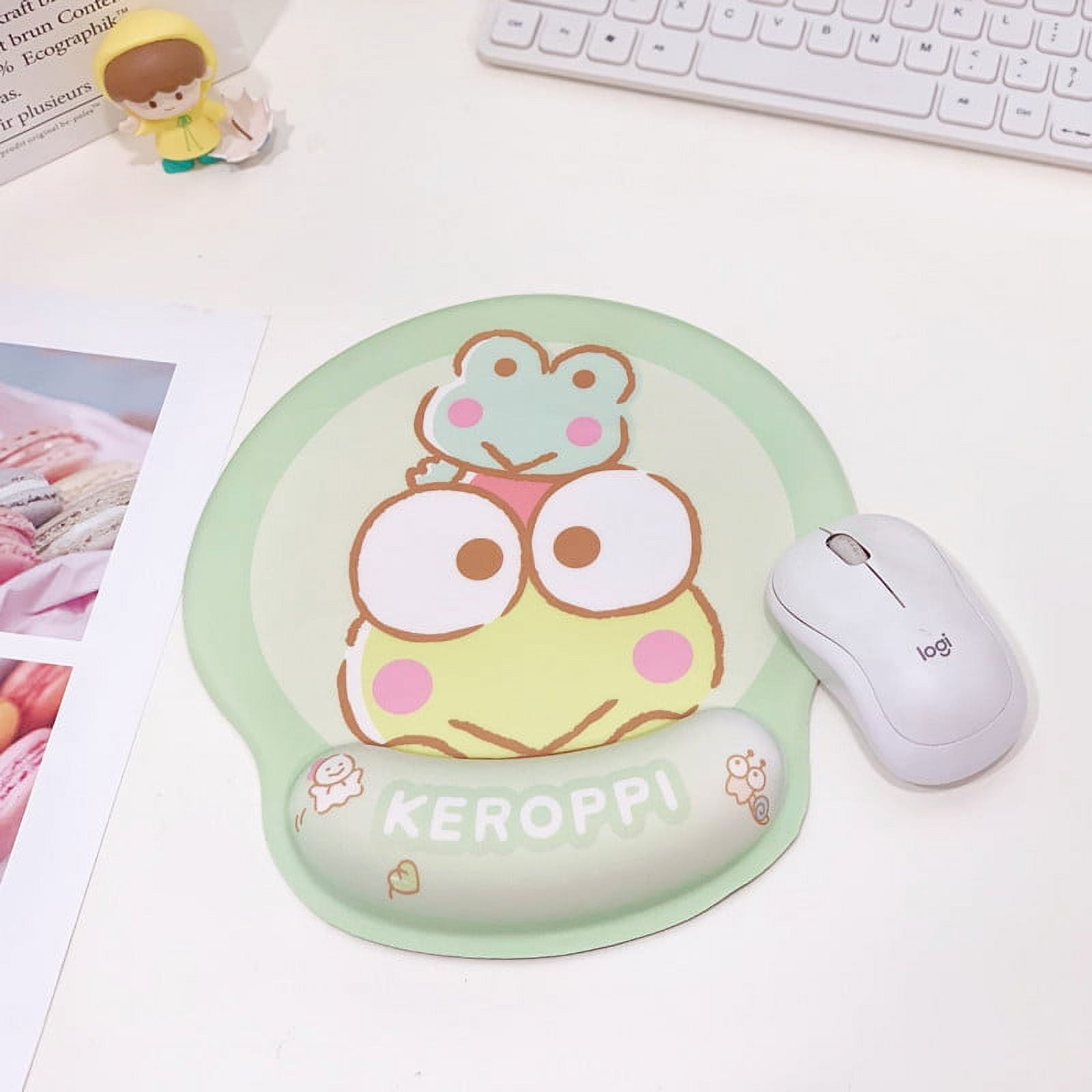 Kawaii Sanrio Mouse Pad With Wrist Rest Non-slip Rubber Computer Pad ...