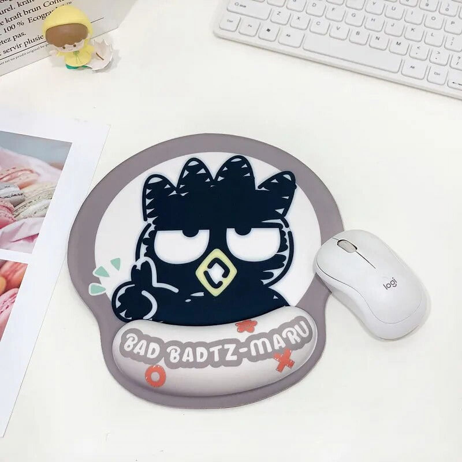Kawaii Sanrio Mouse Pad With Wrist Rest Non-slip Rubber Computer Pad ...