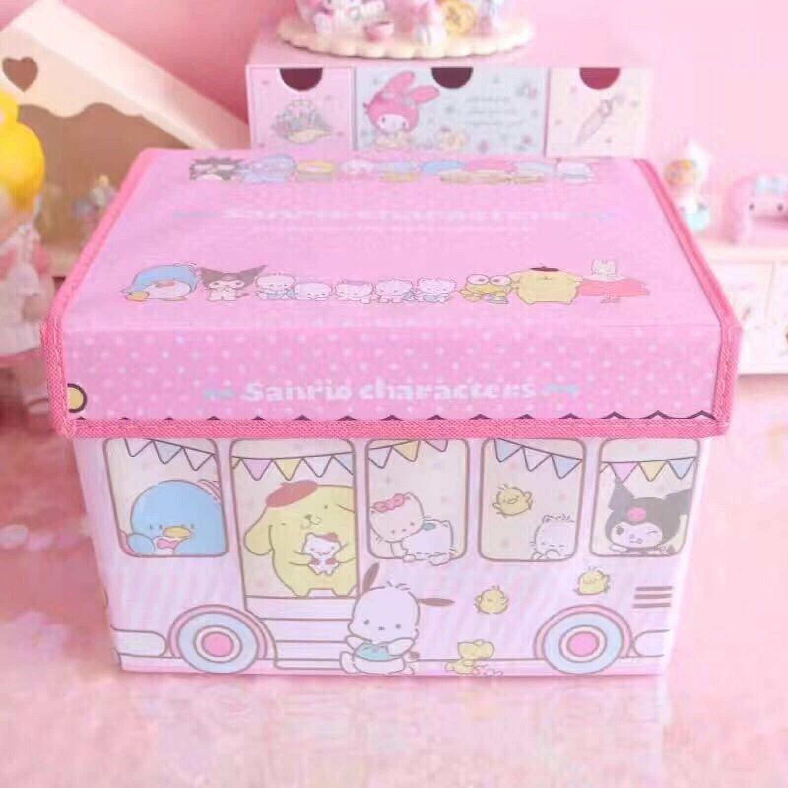 Kawaii Sanrio My Melody Cinnamoroll Kuromi Anime Large Foldable Storage ...