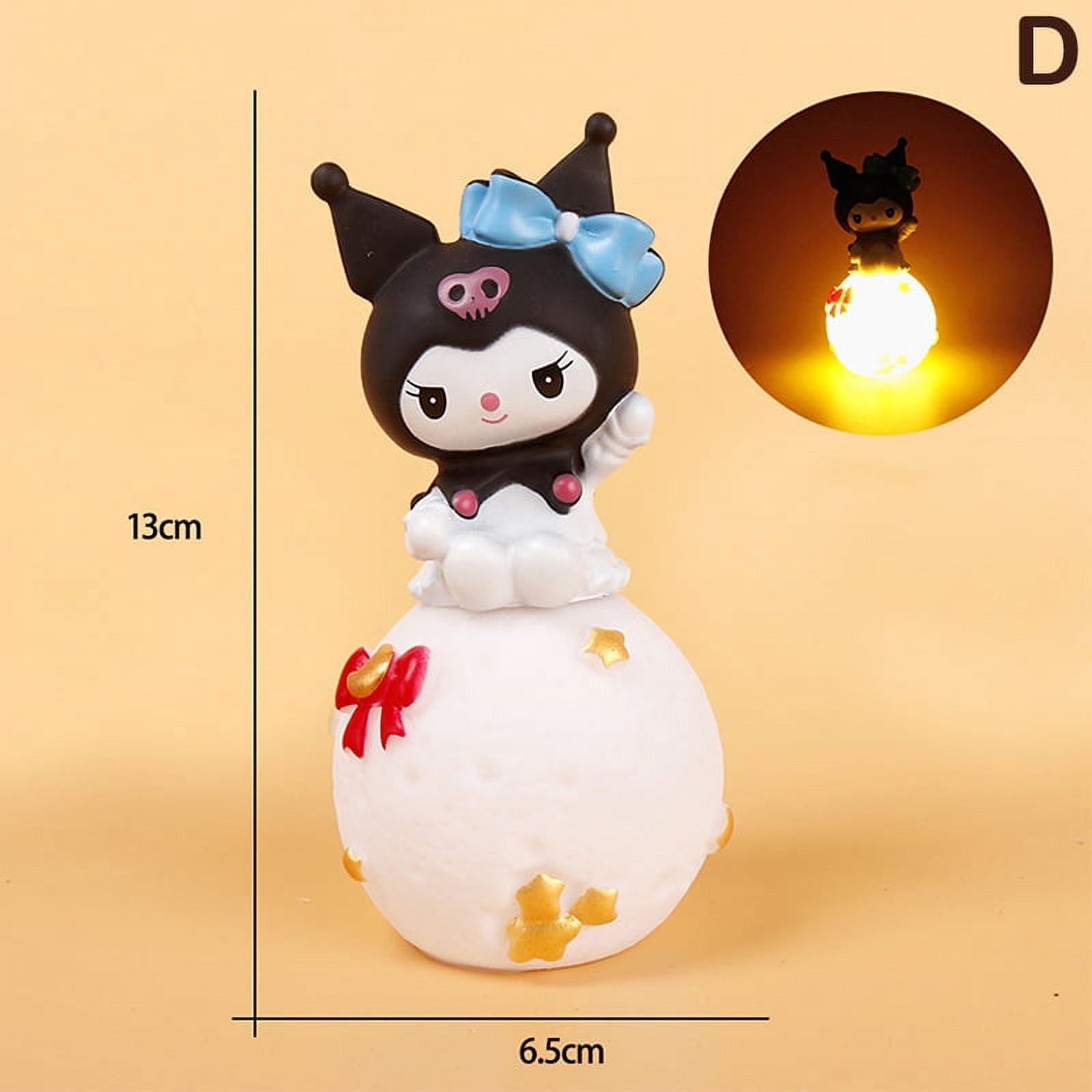 Kawaii Sanrio Night Light Anime Cartoon Hello Kitty Kuromi Cinnamoroll ...