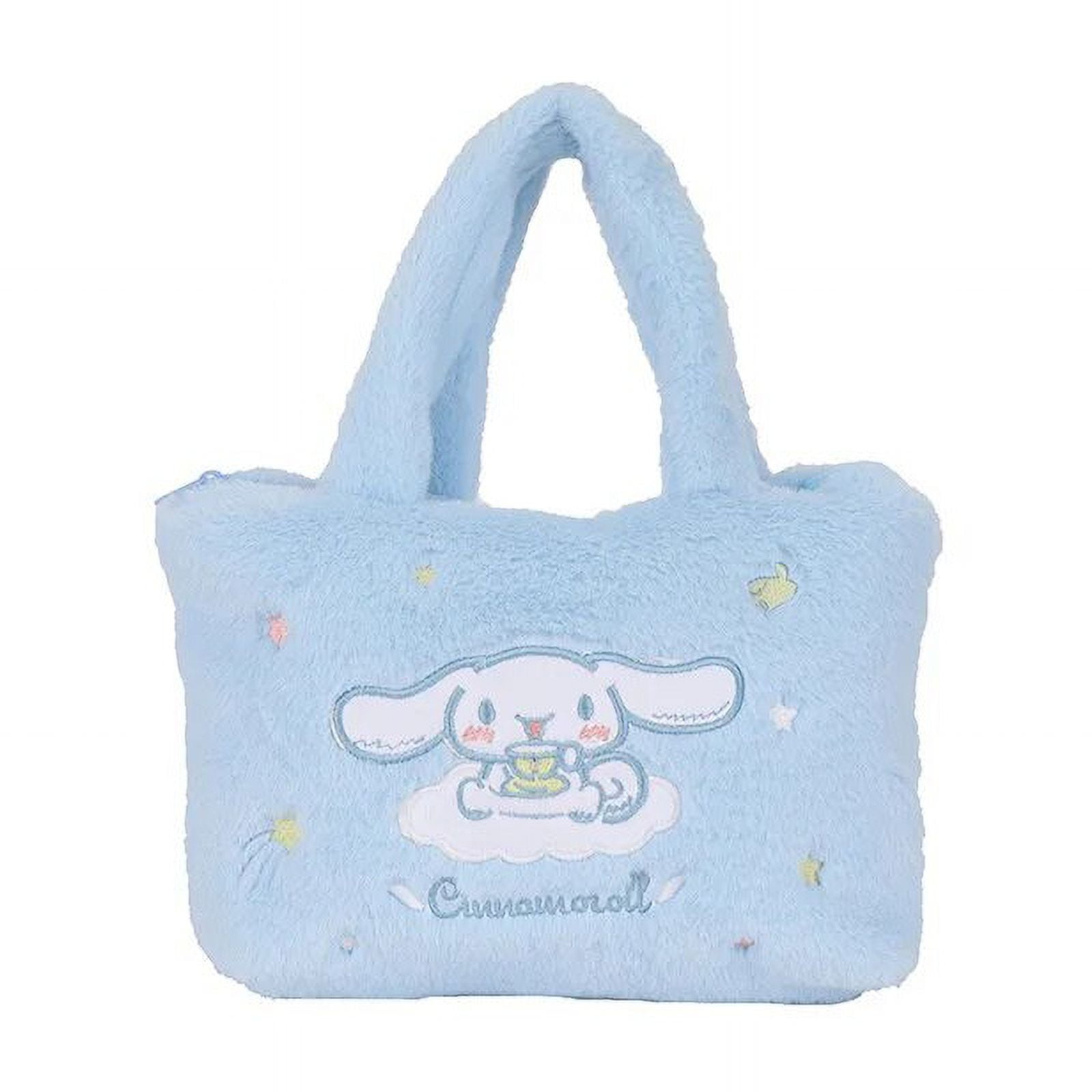 Kawaii Sanrio Plush Bag Kuromi Backpack Anime Melody Cinnamoroll ...