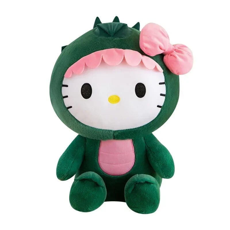 Kawaii Sanrio Plush Doll 35/50/65cm Cosplay Dinosaurs Hello Kitty Plush ...