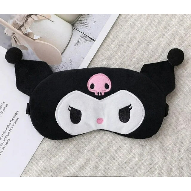 Kawaii Sanrio Plush Eye Mask Kuromi Cinnamoroll Mymelody Cute Anime ...