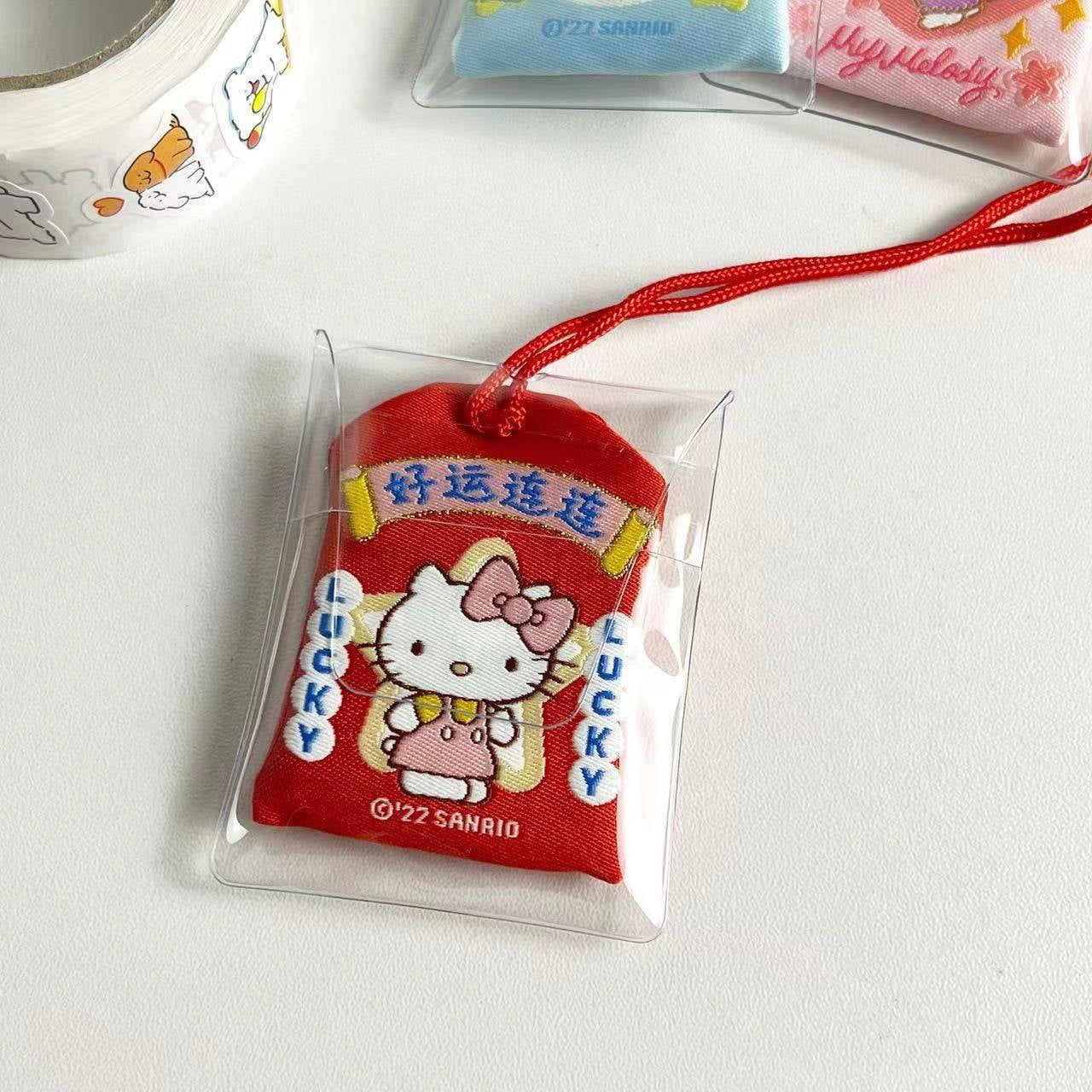 Kawaii Sanrio Pochacco Amulet Anime Hello Kitty Kuromi Cinnamoroll ...
