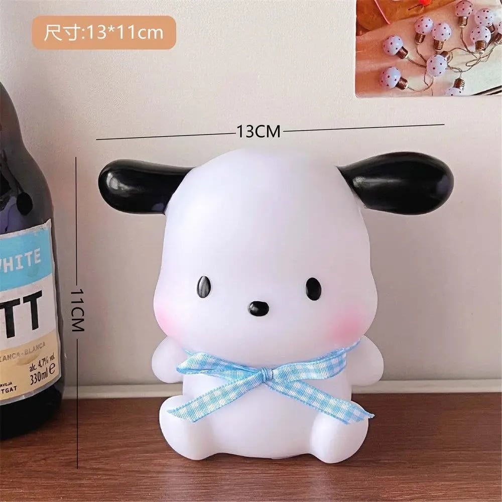 Kawaii Sanrio Pochacco Table Lamp Student Bedroom Bedside Lamp Creative ...