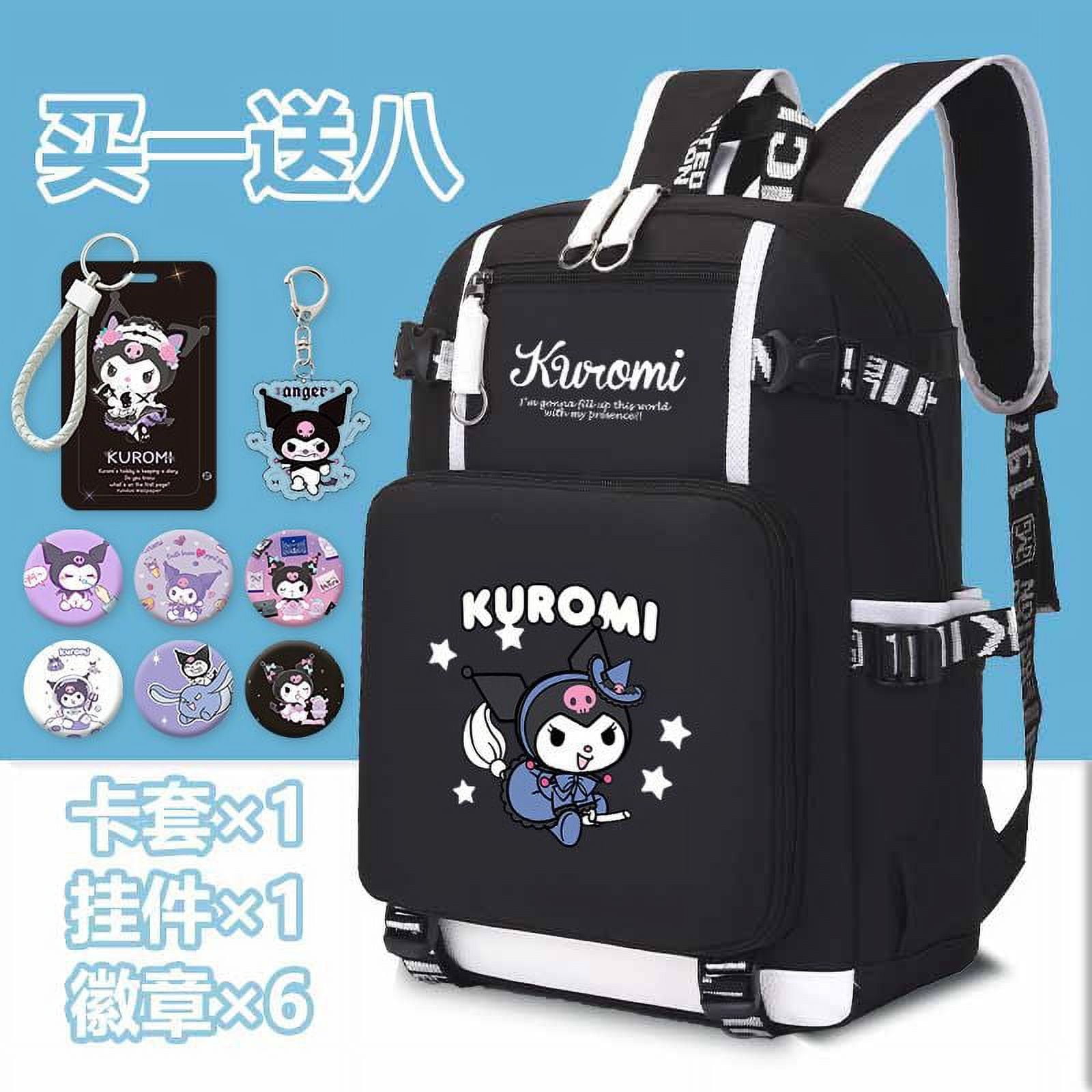 Kawaii Sanrio Schoolbag Women's Backpack Girl Campus Backpack All-match ...