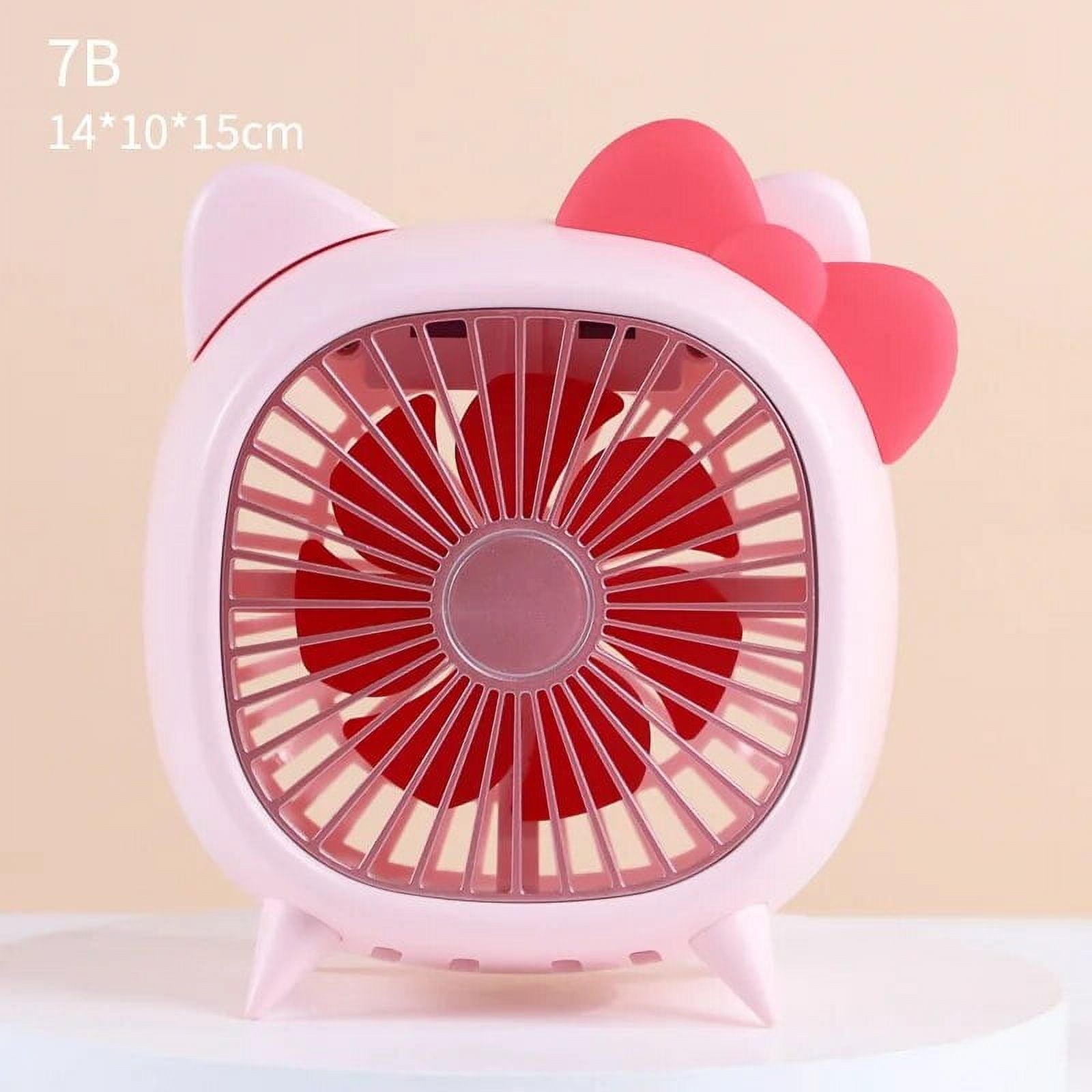 Kawaii Sanrio Small Fan Hello Kittys Y2K Anime Cute Student Dormitory ...