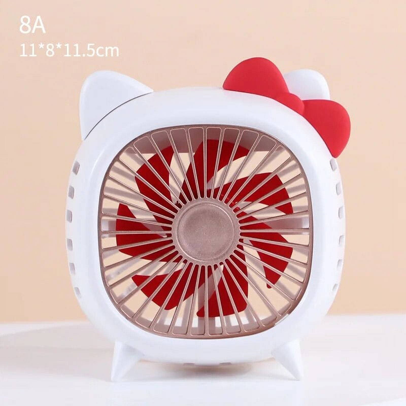 Kawaii Sanrio Small Fan Hello Kittys Y2K Anime Cute Student Dormitory ...