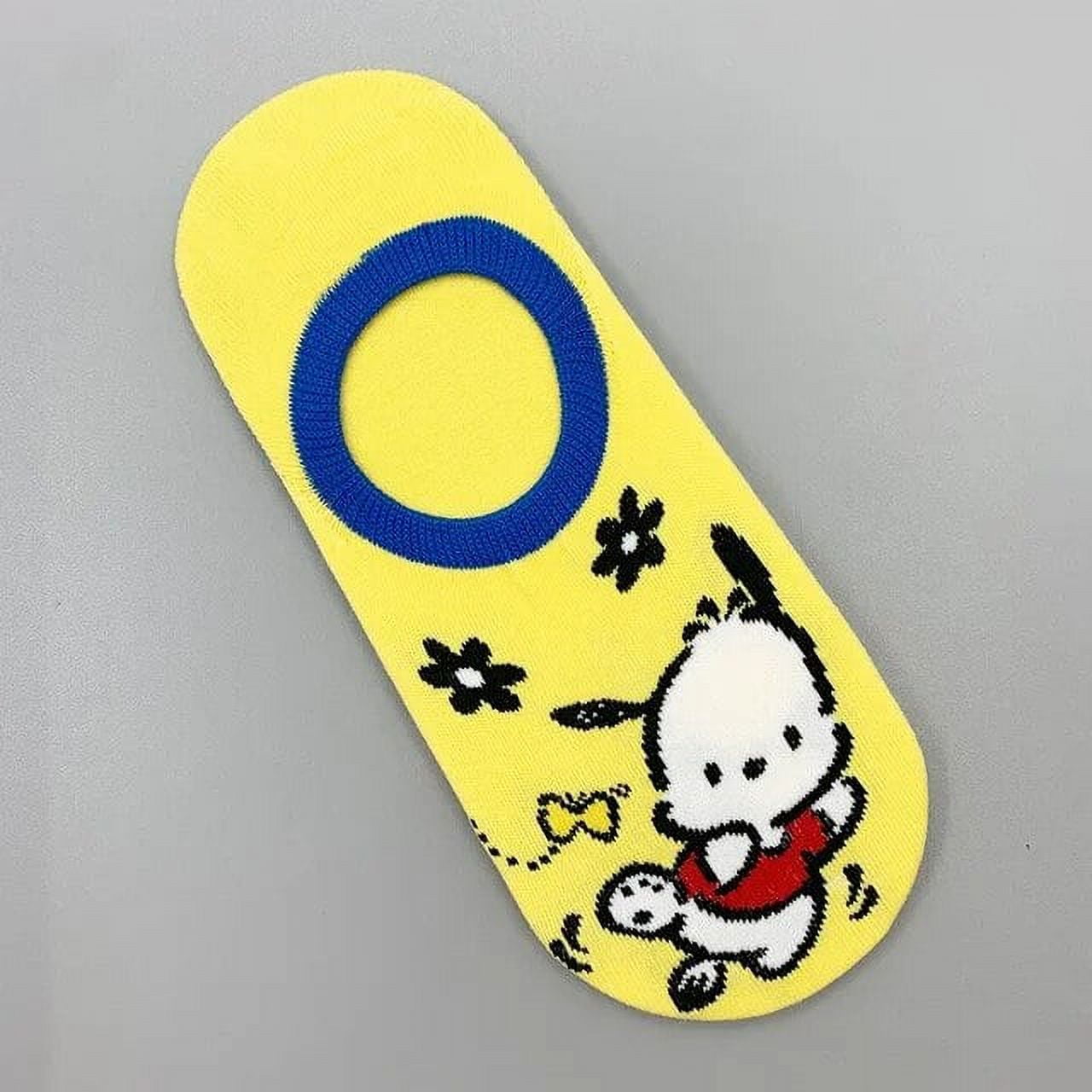 Kawaii Sanrio Socks Cartoon Hello Kitty My Melody Kuromi Womens Spring ...