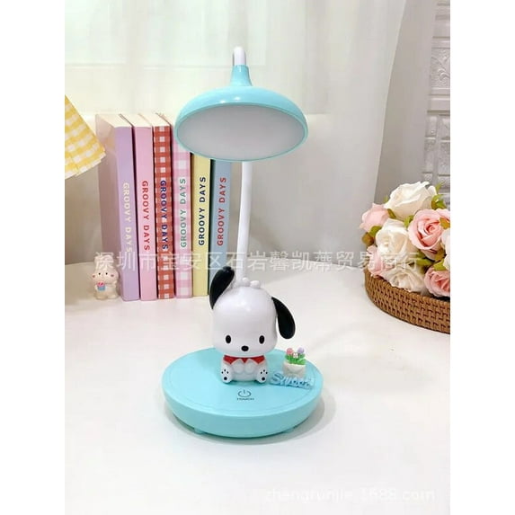 Kawaii Sanrio Student Led Desk Lamp Night Light Kuromi Hello Kitty Eye ...