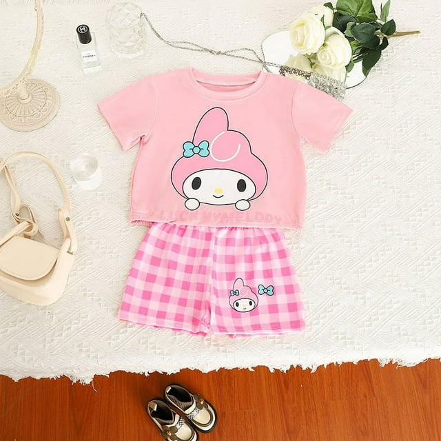 Kawaii Sanrio Summer Kids Suit Kuromi Cinnamoroll Hello Kitty My Melody ... Kawaii Sanrio Summer Kids Suit Kuromi Cinnamoroll Hello Kitty My Melody ...