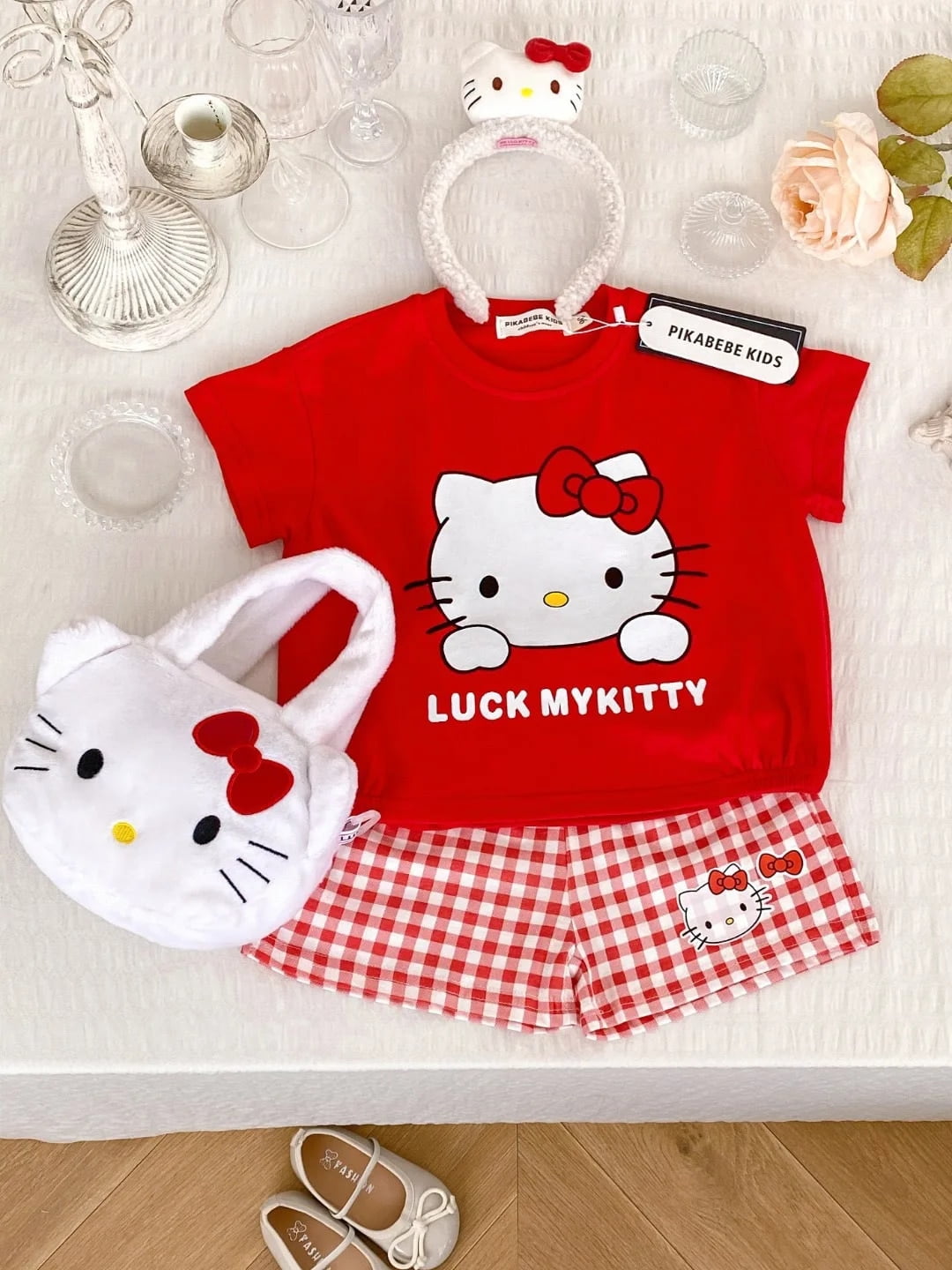 Kawaii Sanrio Summer Kids Suit Kuromi Cinnamoroll Hello Kitty My Melody ... Kawaii Sanrio Summer Kids Suit Kuromi Cinnamoroll Hello Kitty My Melody ...