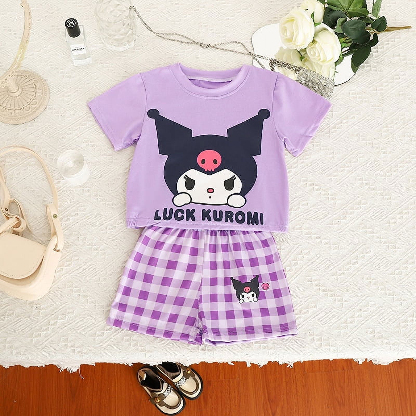 Kawaii Sanrio Summer Kids Suit Kuromi Cinnamoroll Hello Kitty My Melody ... Kawaii Sanrio Summer Kids Suit Kuromi Cinnamoroll Hello Kitty My Melody ...