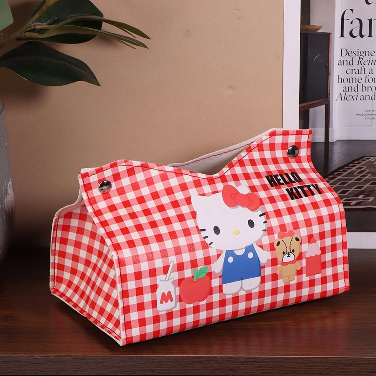 Kawaii Sanrio Tissue Box Paper Kuromi Melody Cinnamoroll Home ...