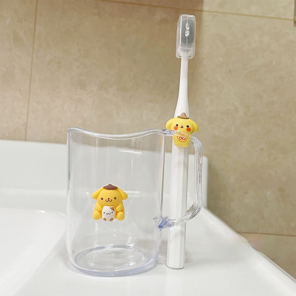 Kawaii Sanrio Toothbrush Gargle Cup Melody Kuromi Cinnamoroll Cartoon ...