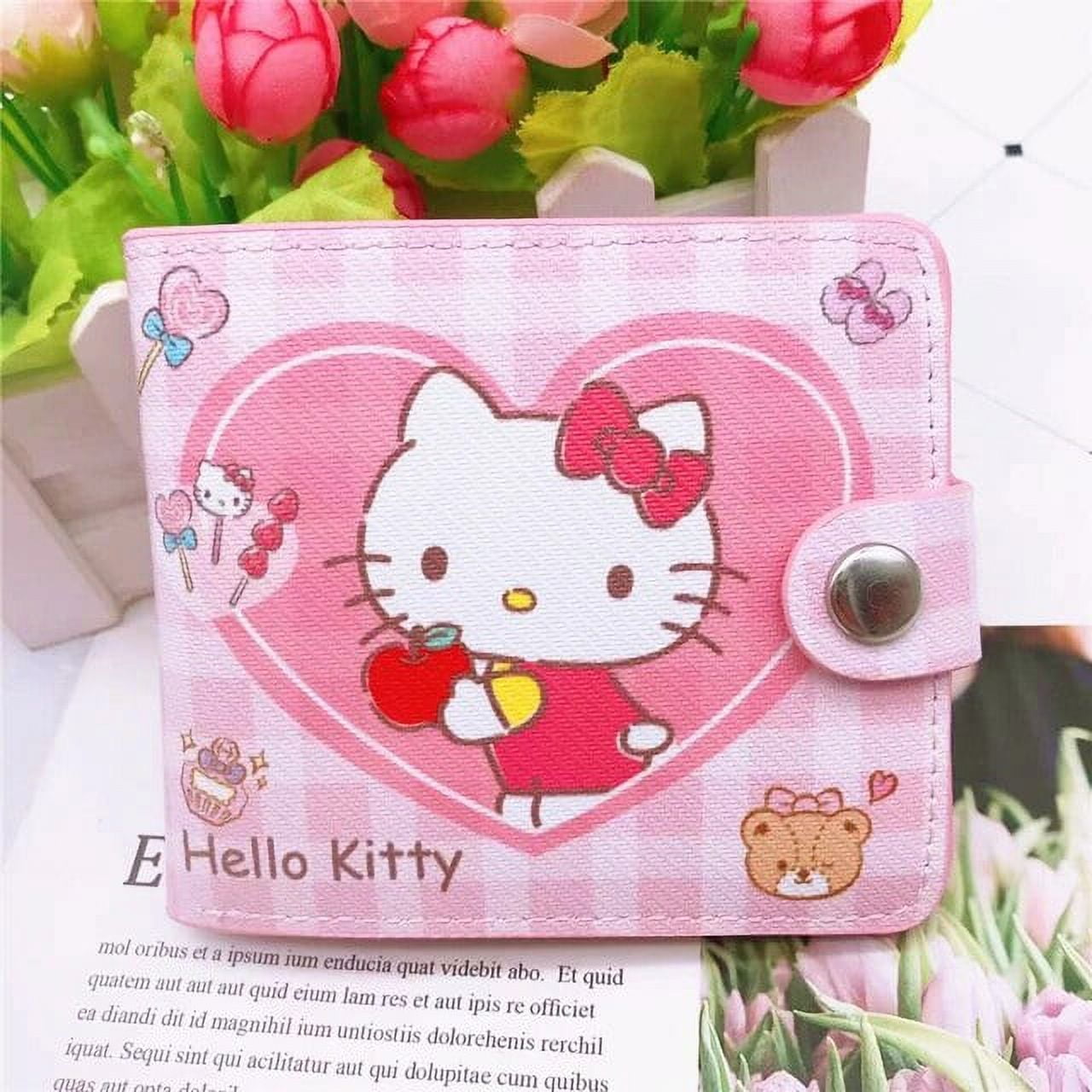 Kawaii Sanrio Wallet Hello Kitty Things Kuromi Leather Coin Purse ...