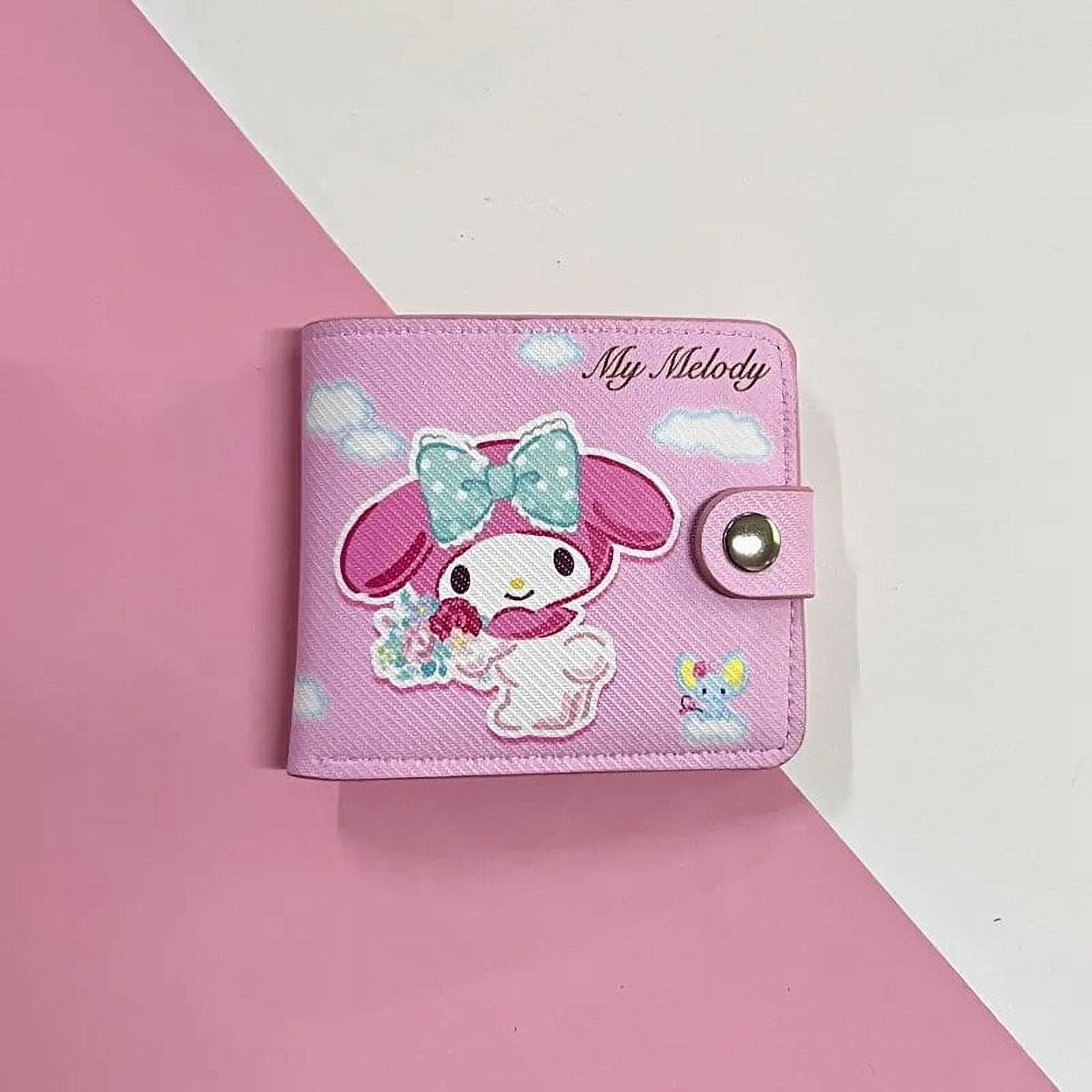 Kawaii Sanrio Wallet Hello Kitty Things Kuromi Leather Coin Purse ...
