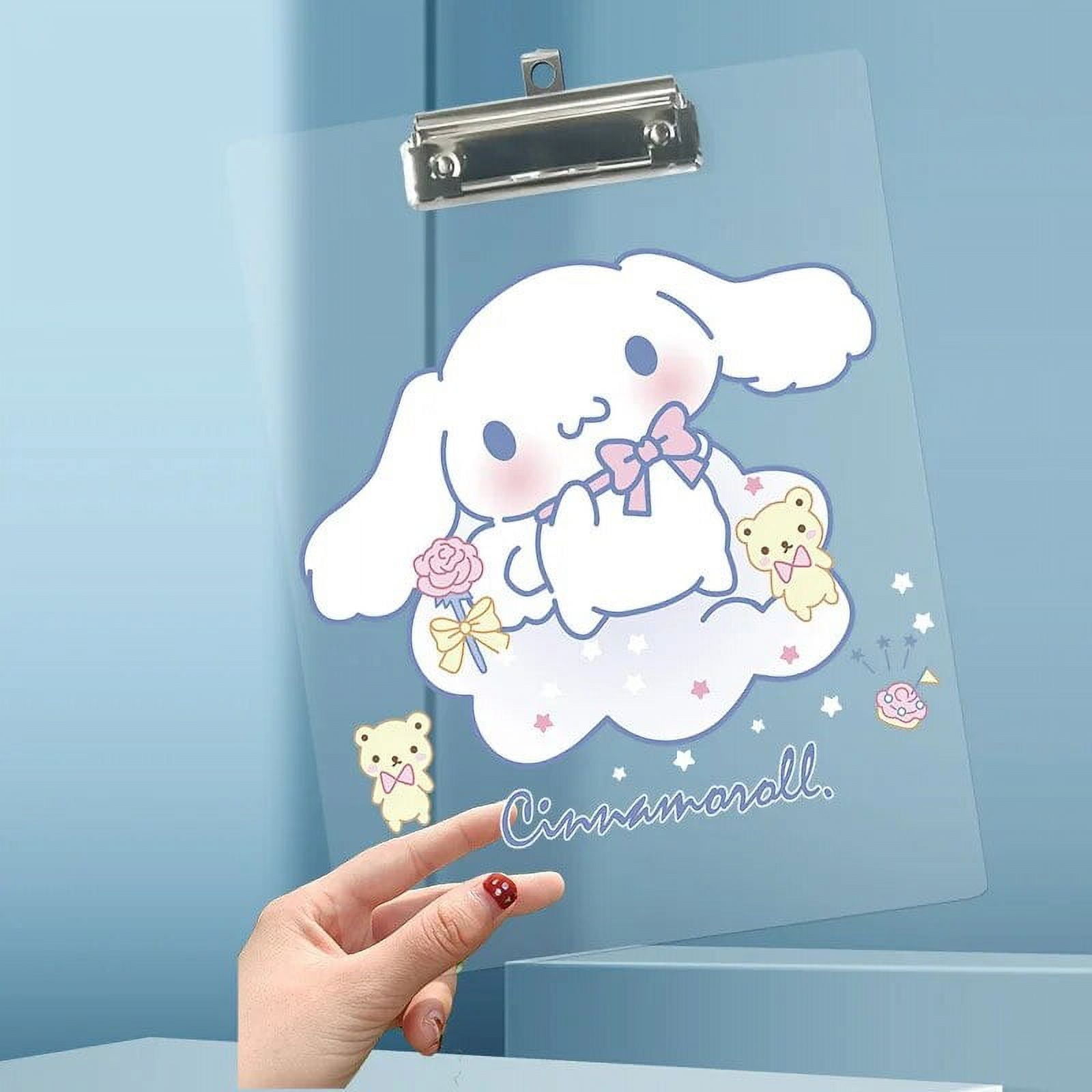 Kawaii Sanrio cartoon Cinnamoroll board clip acrylic writing splint ...