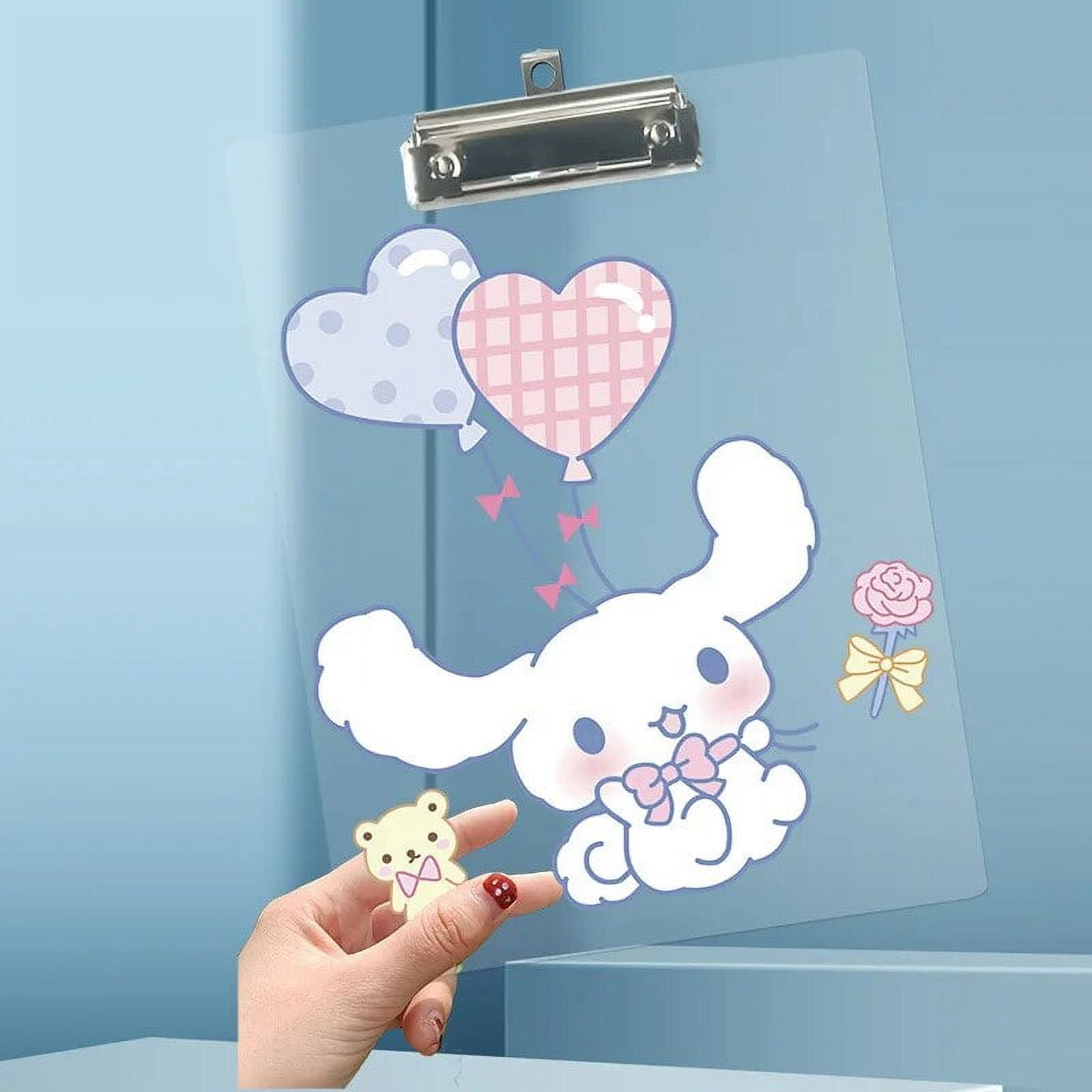 Kawaii Sanrio cartoon Cinnamoroll board clip acrylic writing splint ...
