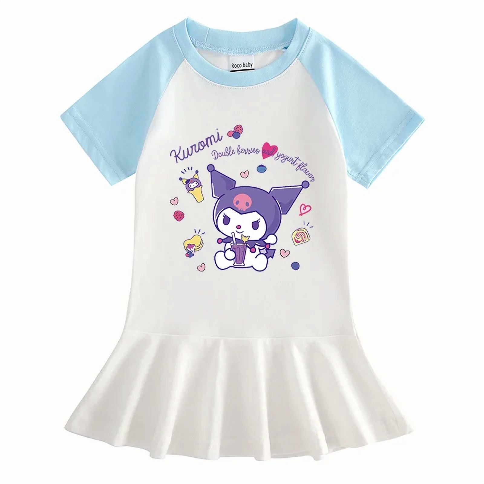 Kawaii Sanrioed Anime My Melody Cinnamoroll Kuromi Summer Cute Princess ...