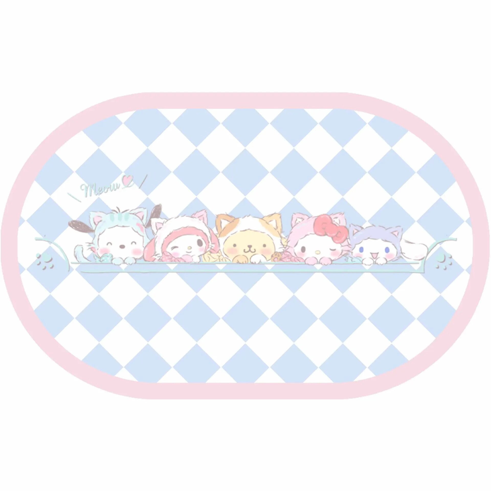 Kawaii Sanrioed Kuromi Cinnamoroll Pochacco Anime Figure Bathroom ...