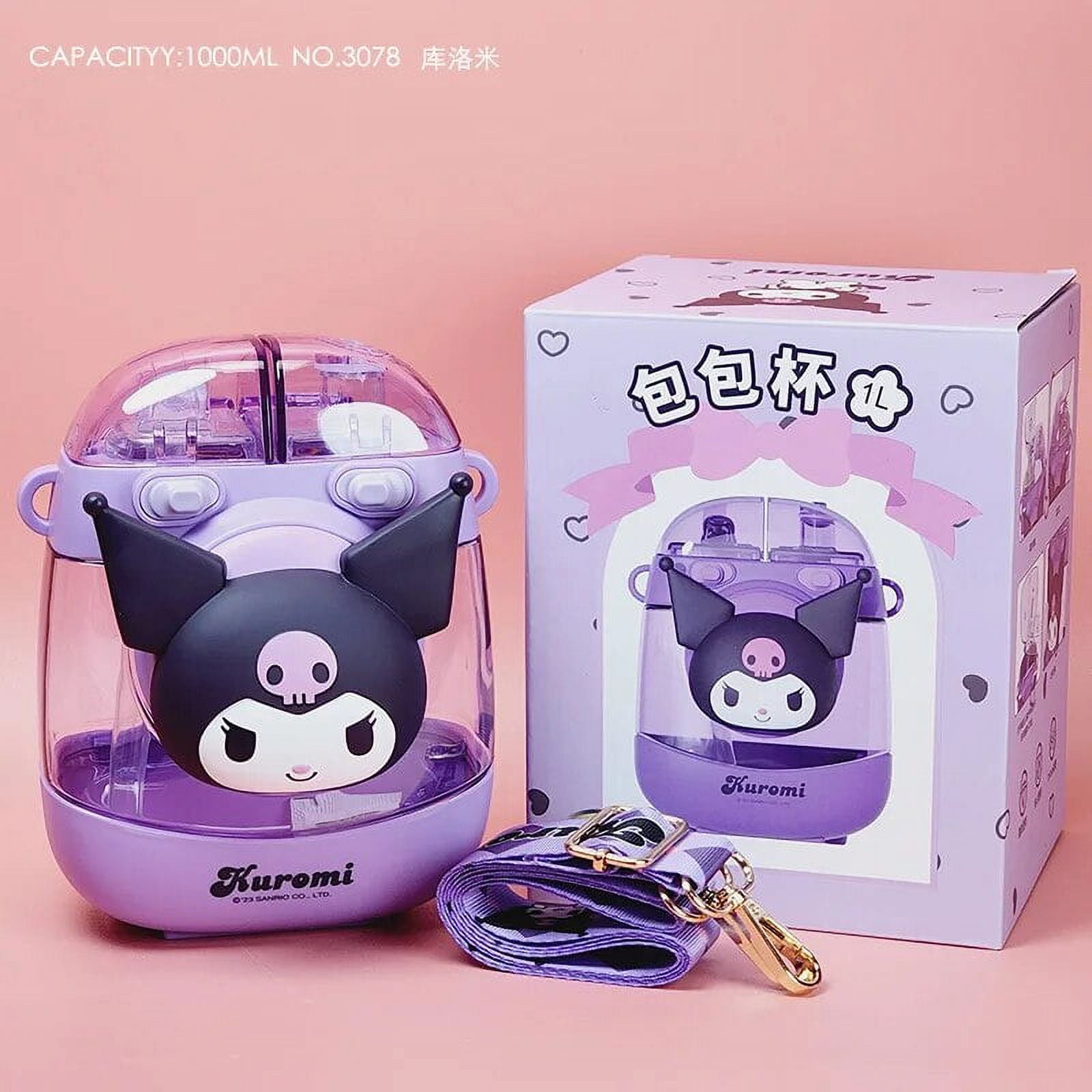 Kawaii Sanrioed Kuromi My Melody Kitty Water Cup Cartoon Boys and Girls ...