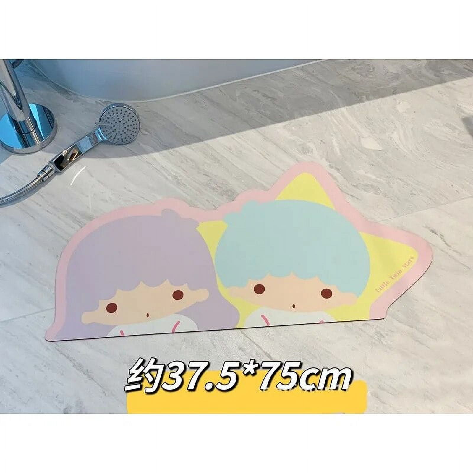 Kawaii Sanrioed Little Twin Star Pompompurin Carpet Bath Mat Hangyodon ...