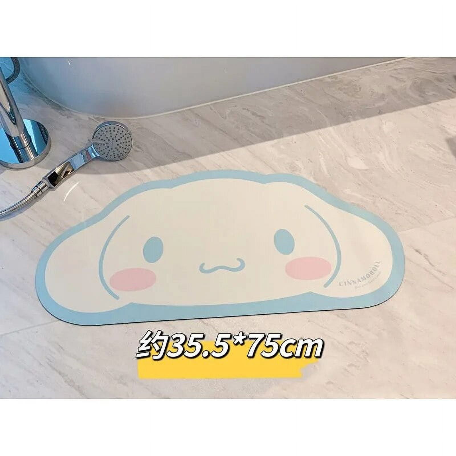 Kawaii Sanrioed Little Twin Star Pompompurin Carpet Bath Mat Hangyodon ...
