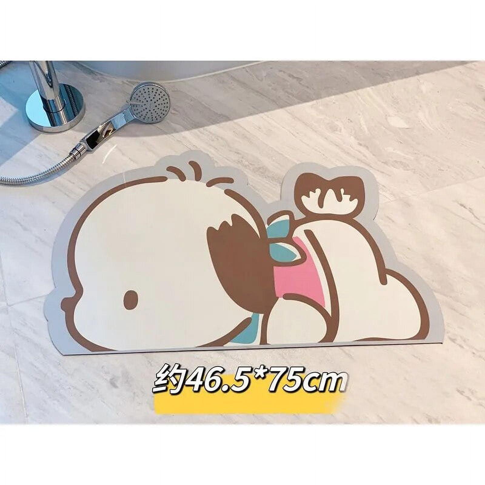 Kawaii Sanrioed Little Twin Star Pompompurin Carpet Bath Mat Hangyodon ...