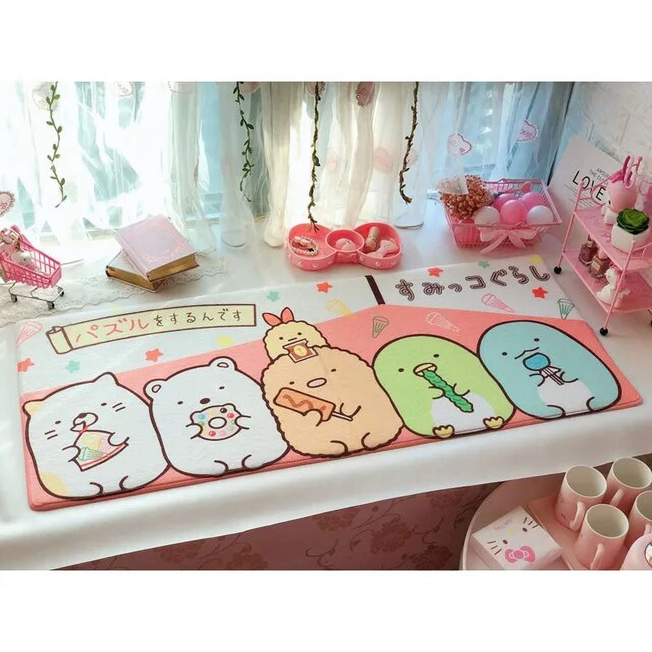 Kawaii Sanrioed Little Twin Star Pompompurin Carpet Bath Mat My Melody ...