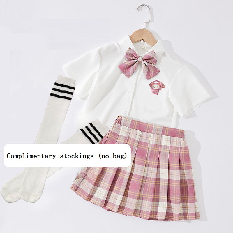Kawaii Sanrioed My Melody Kuromi Girls Jk Uniform Suit Cinnamoroll Kids ...