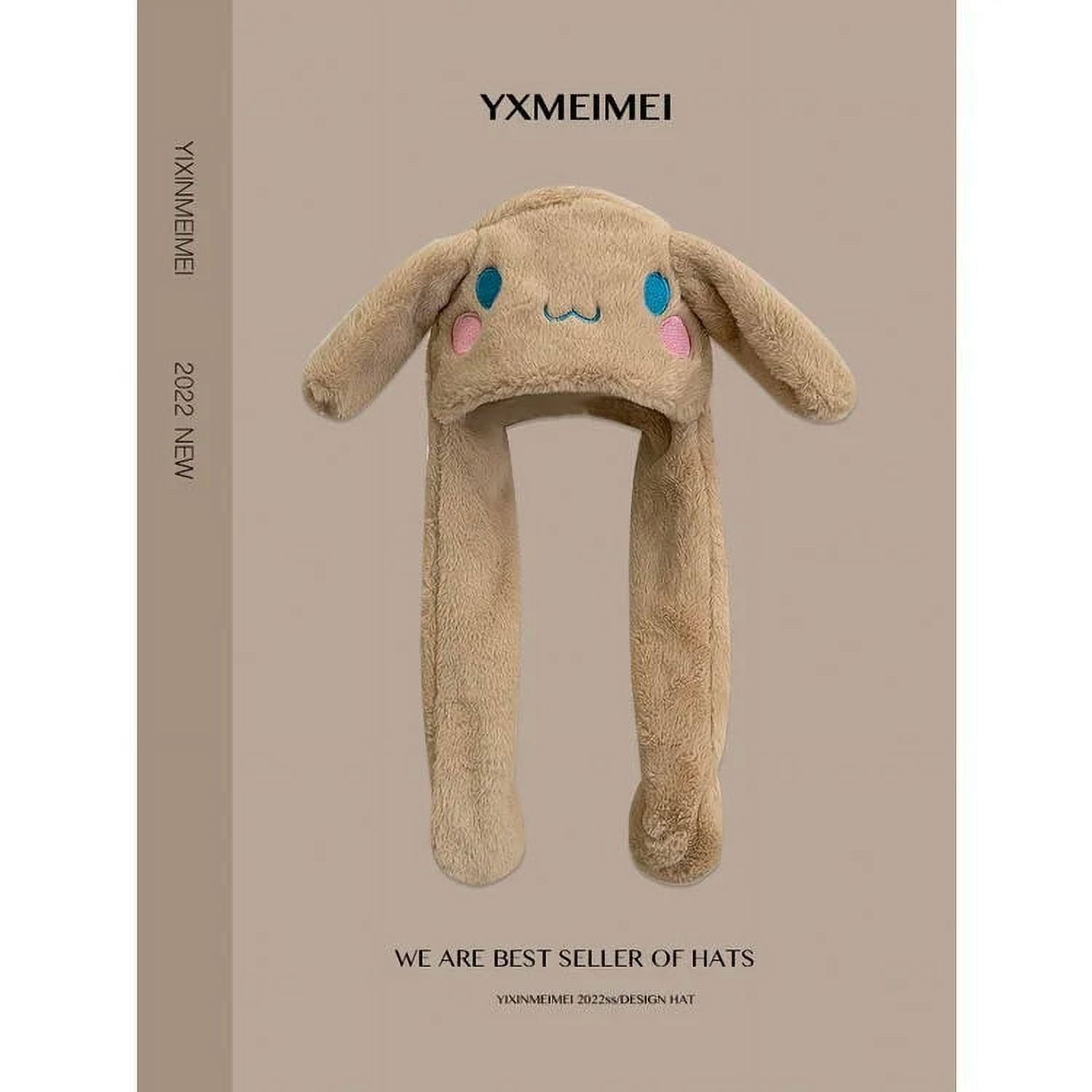 Kawaii Sanrios Hat Cinnamoroll Accessories Cute Plush Hat Keep Warm ...