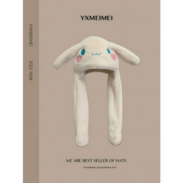 Kawaii Sanrios Hat Cinnamoroll Accessories Cute Plush Hat Keep Warm ...