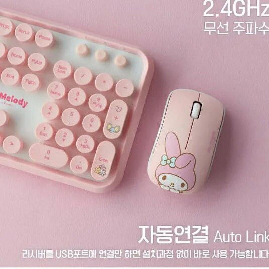 Kawaii Sanrios Hello Kitty Bluetooth Wireless Mouse Keyboard for Laptop ...
