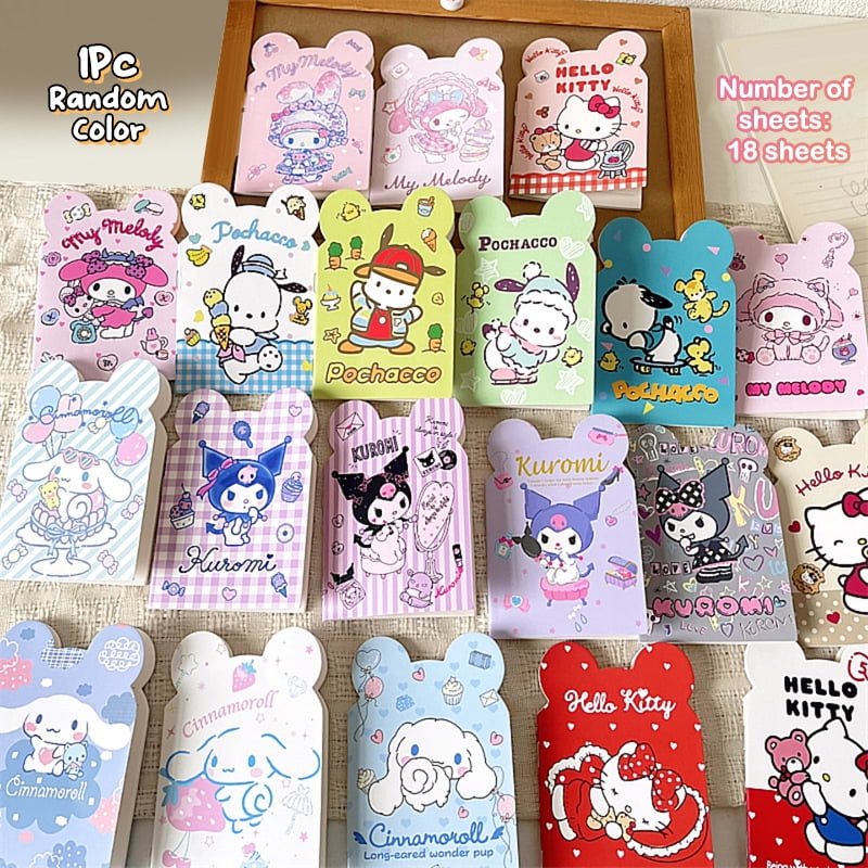 Kawaii Sanrios Notebooks Hello Kitty Cinnamonroll Kuromi My Melody ...