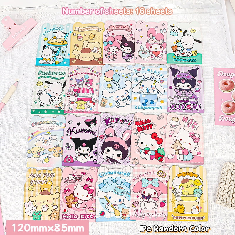 Kawaii Sanrios Notebooks Hello Kitty Cinnamonroll Kuromi My Melody ...