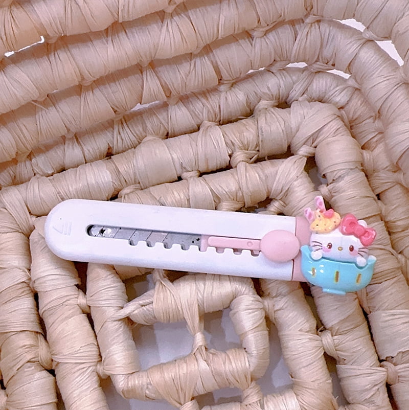 Kawaii Sanrios Utility Knife Hello Kitty Kuromi Cinnamoroll My Melody ...